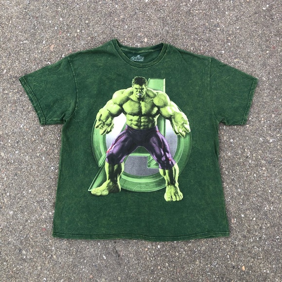 Marvel | Shirts | Marvel Avengers The Hulk Graphic Tshirt Shirt ...
